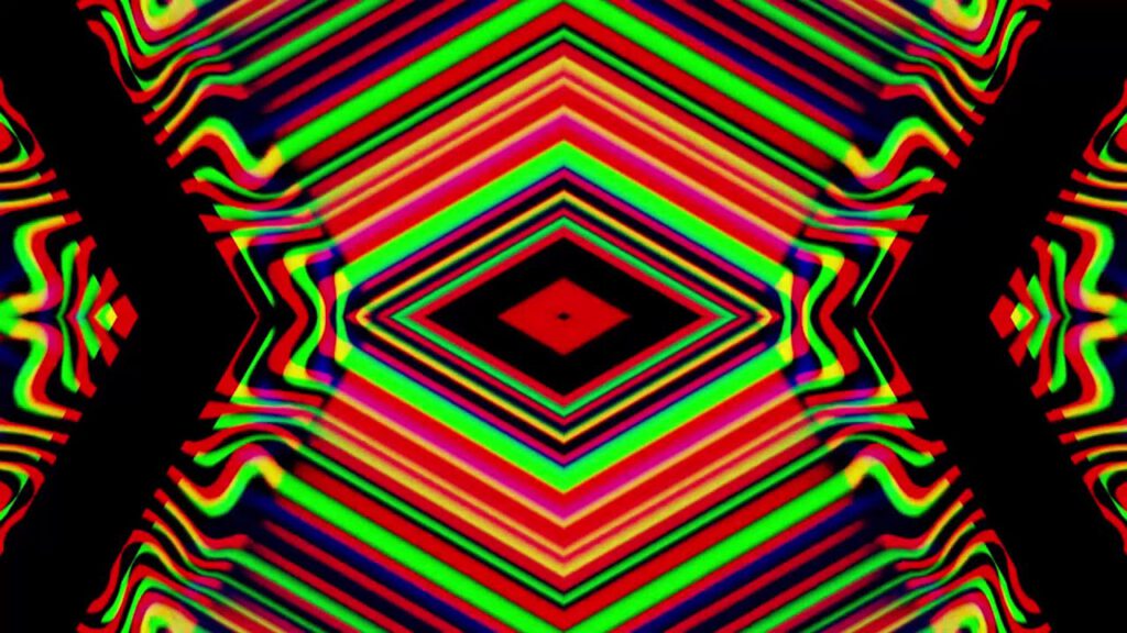 Sick Circle Glitch Effect - Background & Overlay Loop