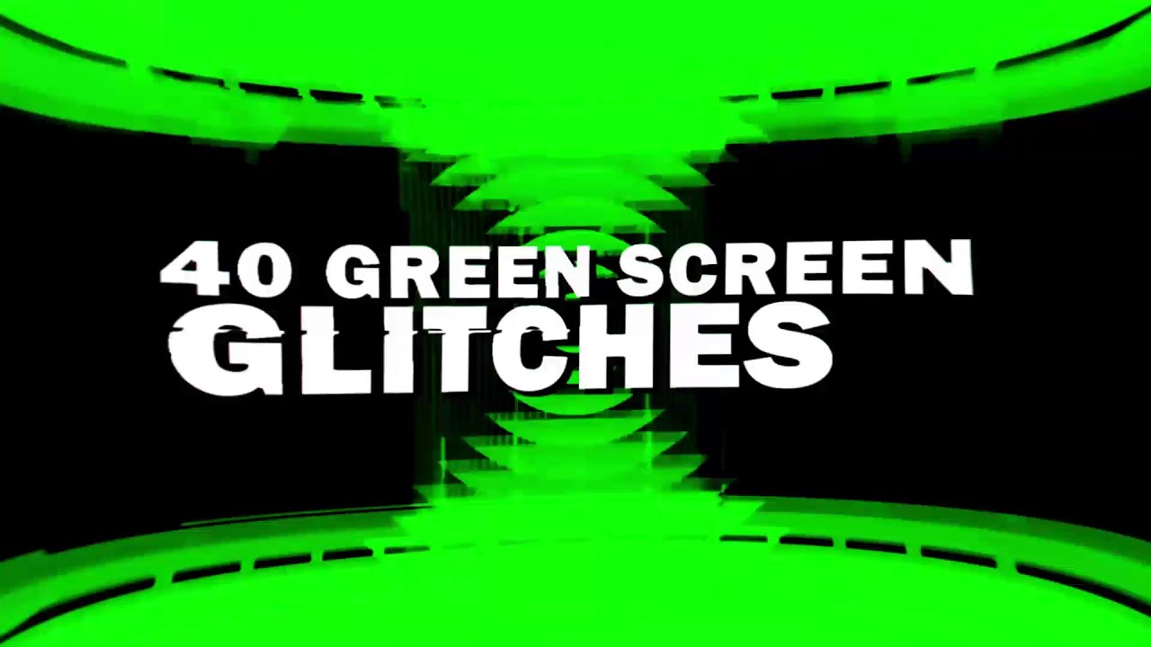 40 Green Screen Glitches - Overlay Effect Bundle — Free Stock Footage ...