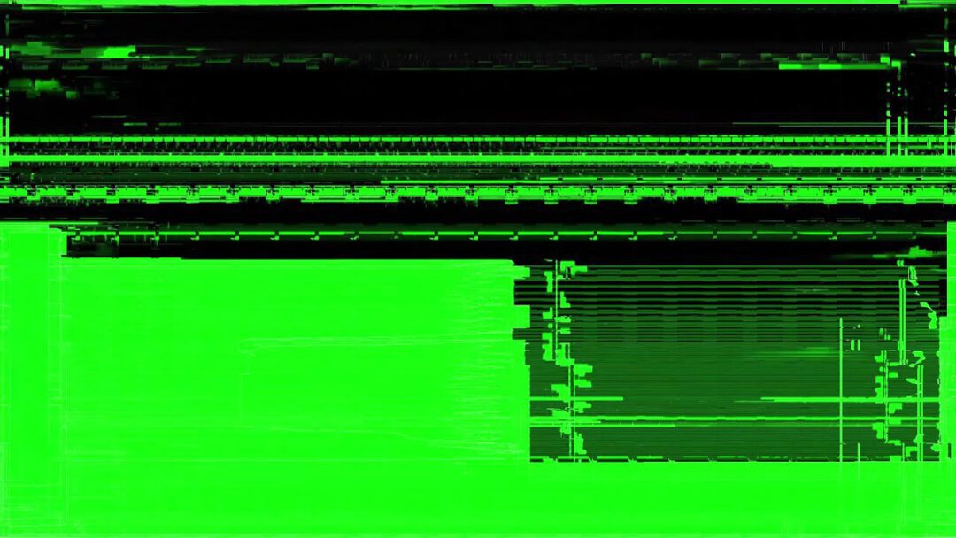 Distorted Glitch Screen Effect Loop - VHS & TV Inspired