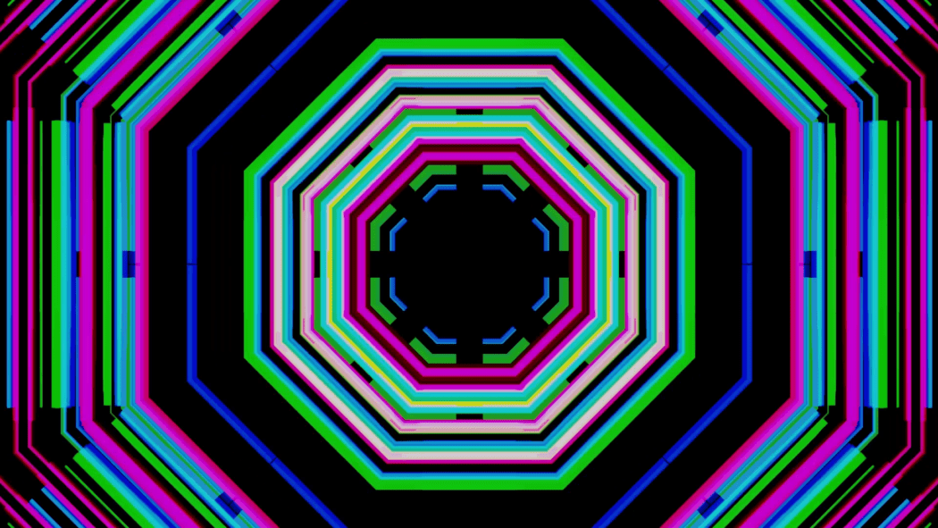 Split-Screen Glitch - VFX - Overlay / Background Loop