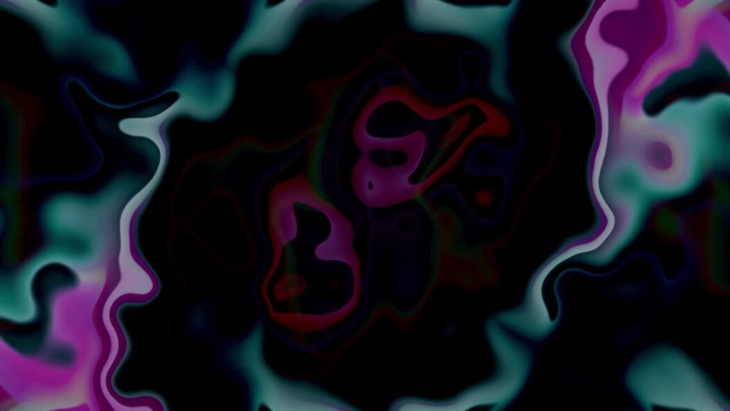 Geometric Rotating Squares - Black Background VJ Effect Loop