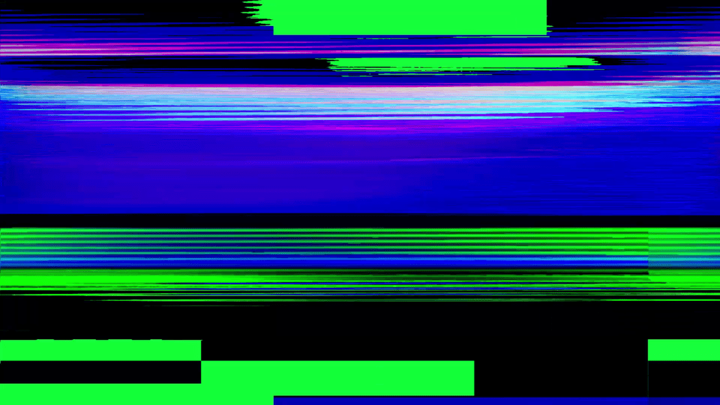 Green Screen Glitch Pixel - Digital Overlay Loop