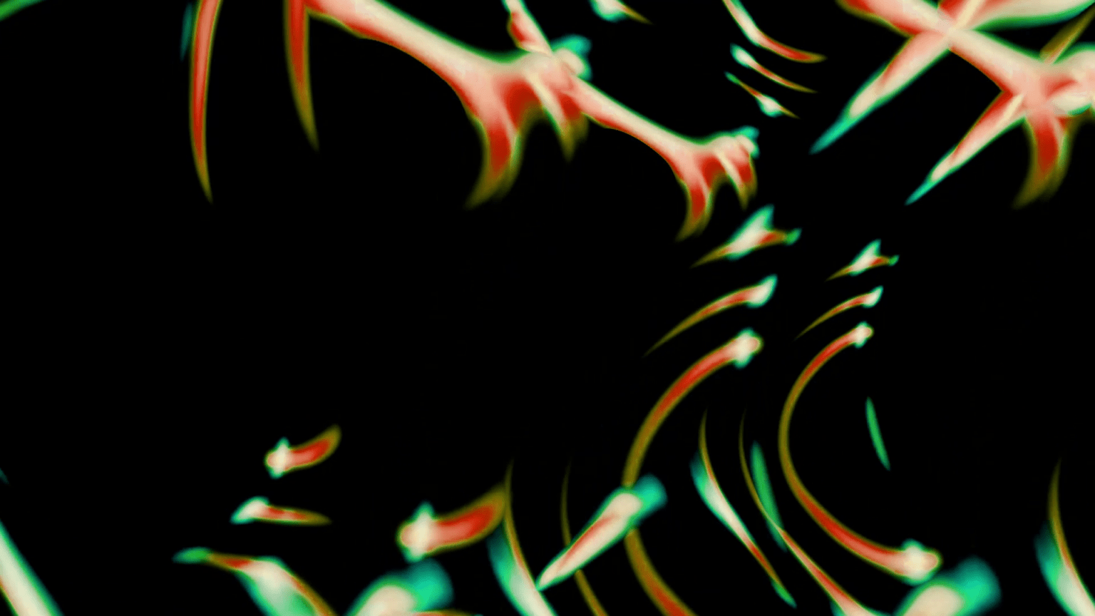 Creepy Blurred Tree Top - Horror Loop Effect Footage