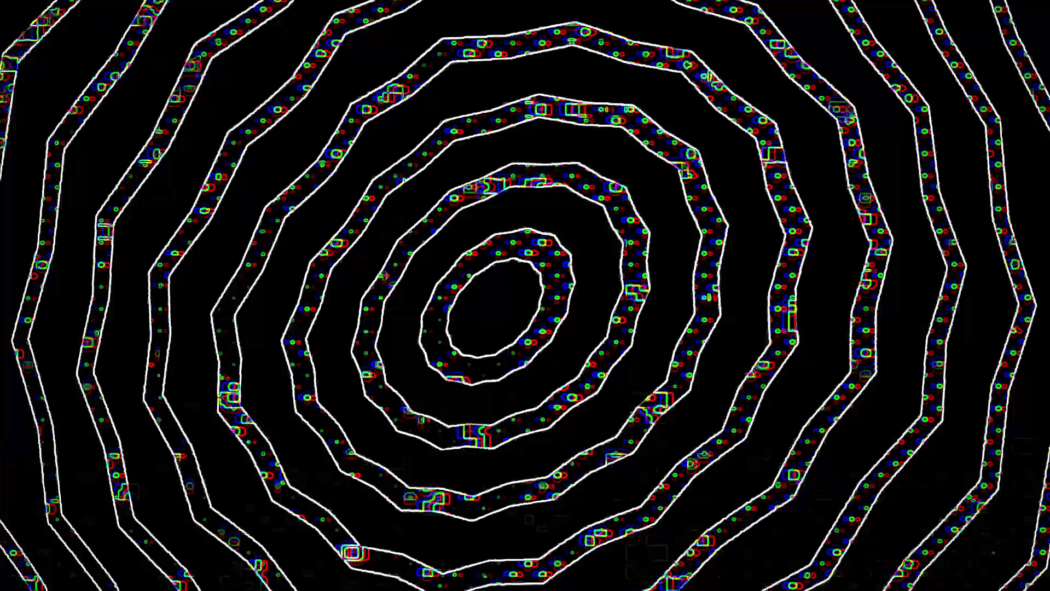 Strange Thick Particles - Night Feeling - Effect Loop