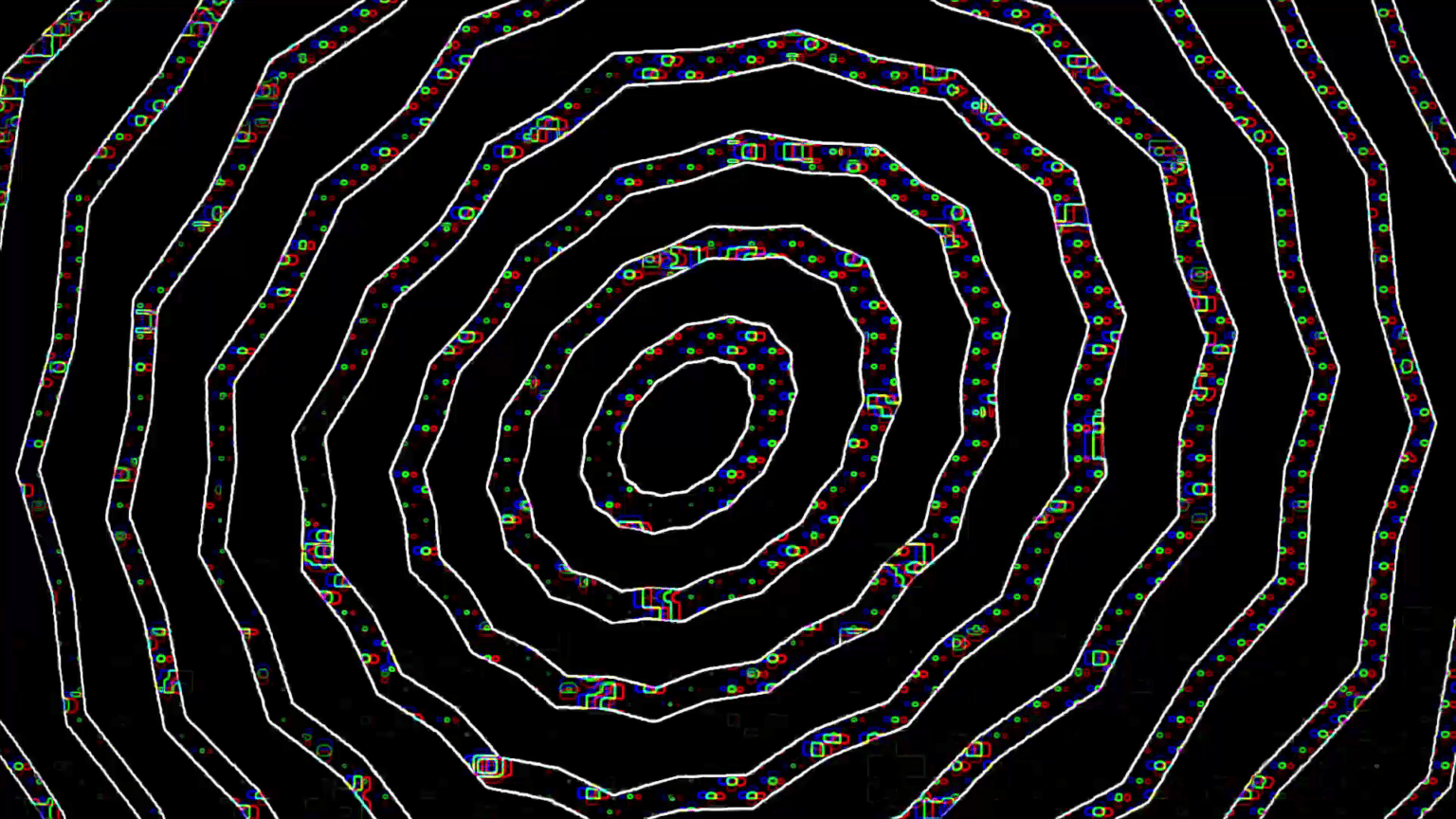 Strange Thick Particles - Night Feeling - Effect Loop