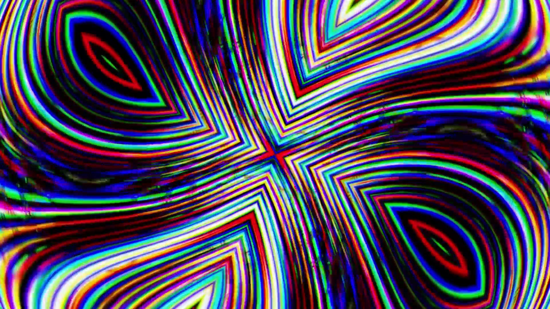 Flickering Red Hexagons - Effect Loop — Free Stock Footage Archive