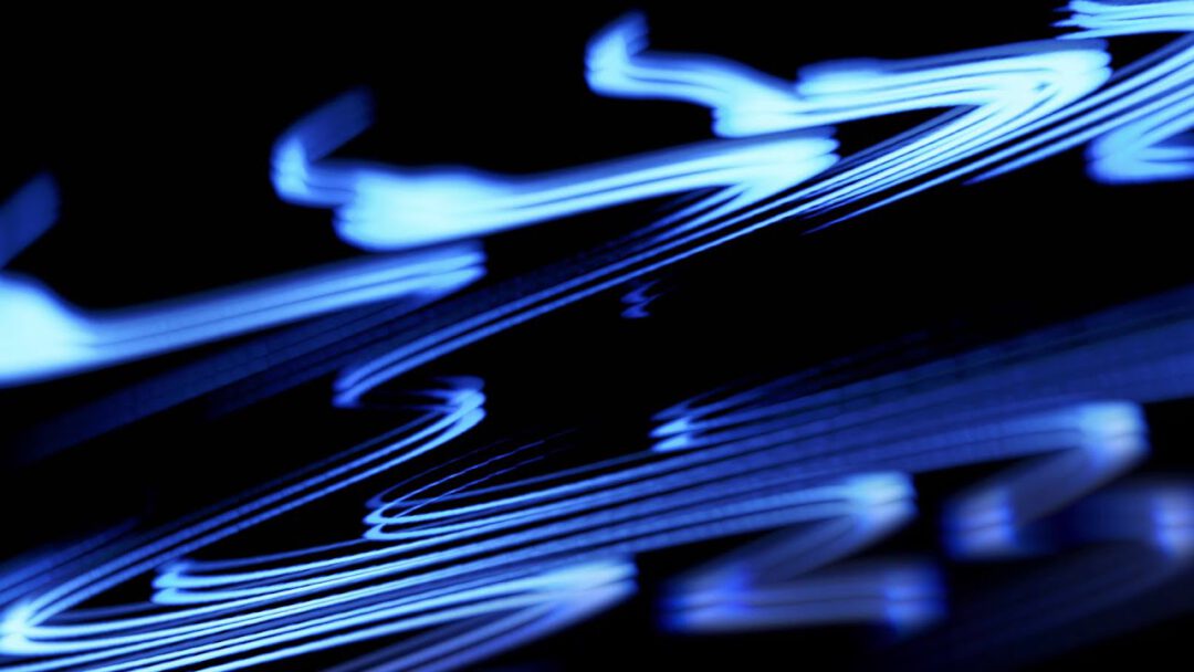 Blue Screen Glitch Grid - Dark Defect Monitor - Effect Loop