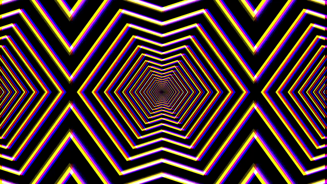 Warped TV Pixel Screen Glitch - Overlay & Background Effect Loop