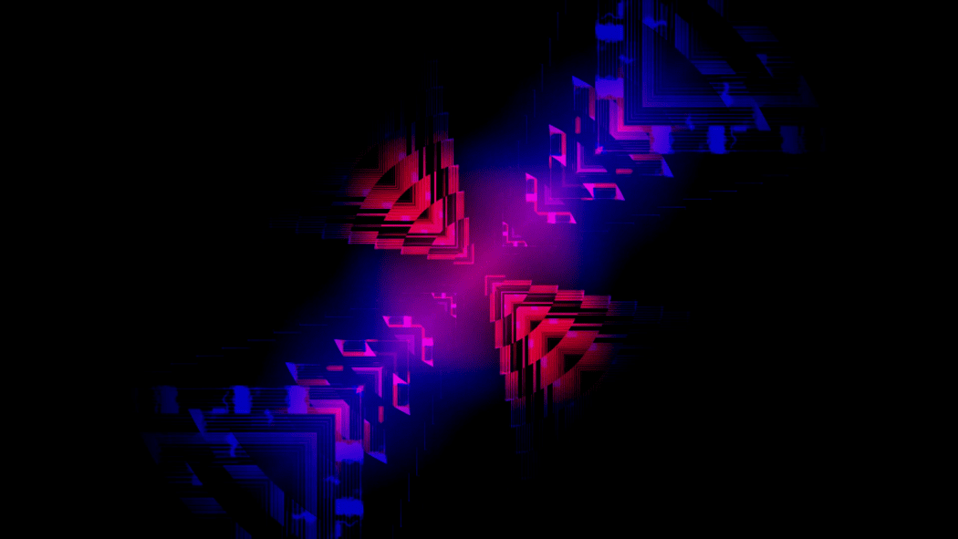 Red Ring Light / Glitch Transition — Free Stock Footage Archive