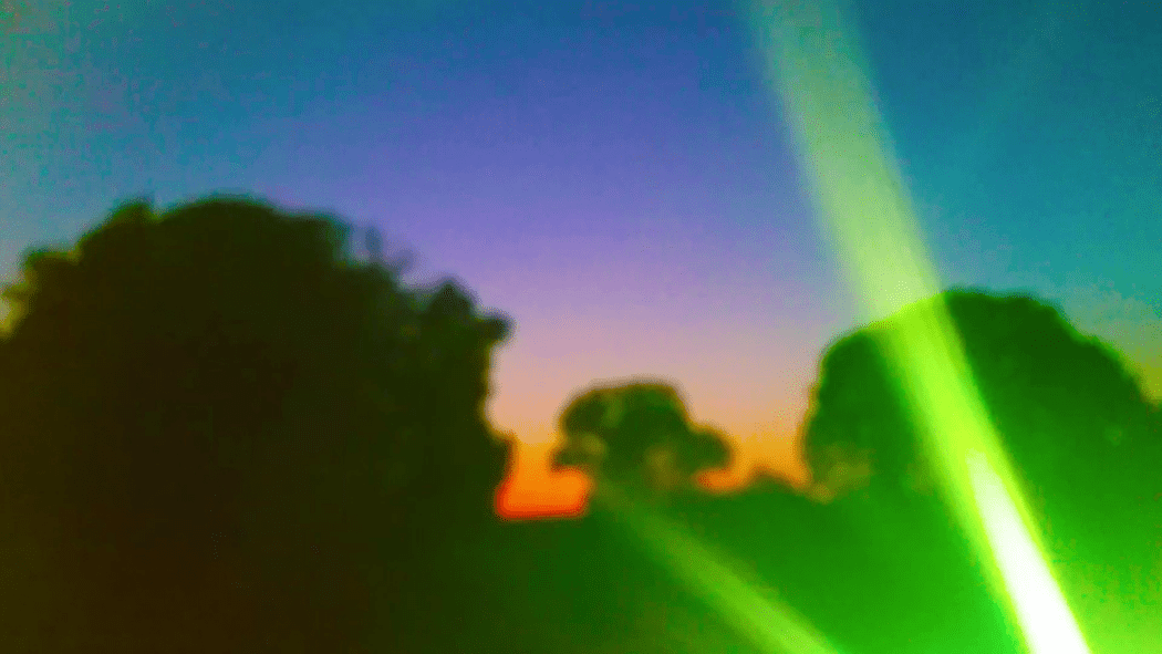 Scary Night Electricity Pylons - Dark Horror Footage