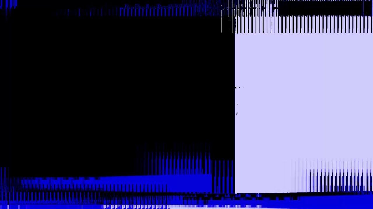 Lofi Blue Screen Glitch - Broken Monitor Effect Loop — Free Stock ...