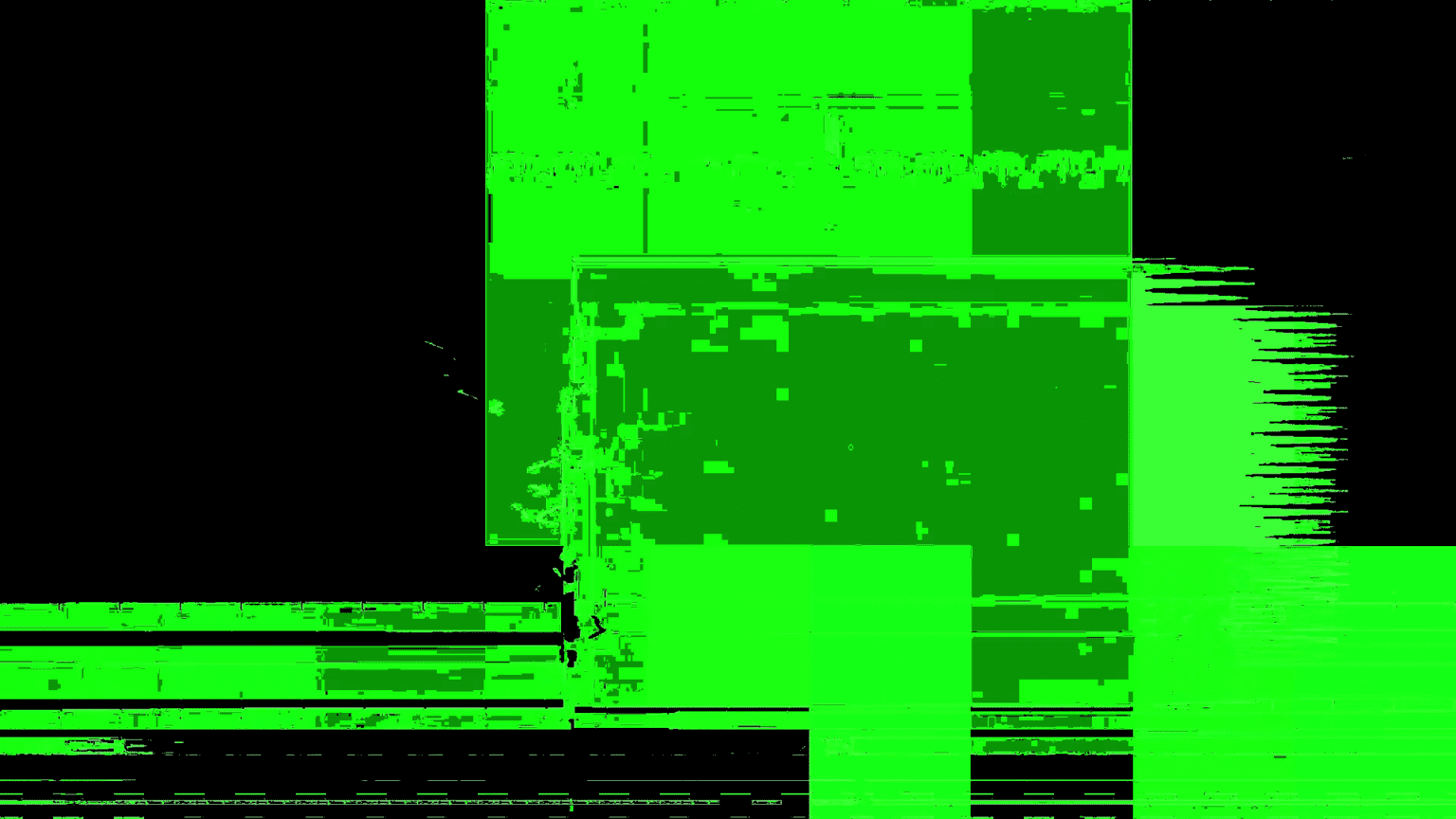 Green Screen TV VHS VCR Rewind Effect