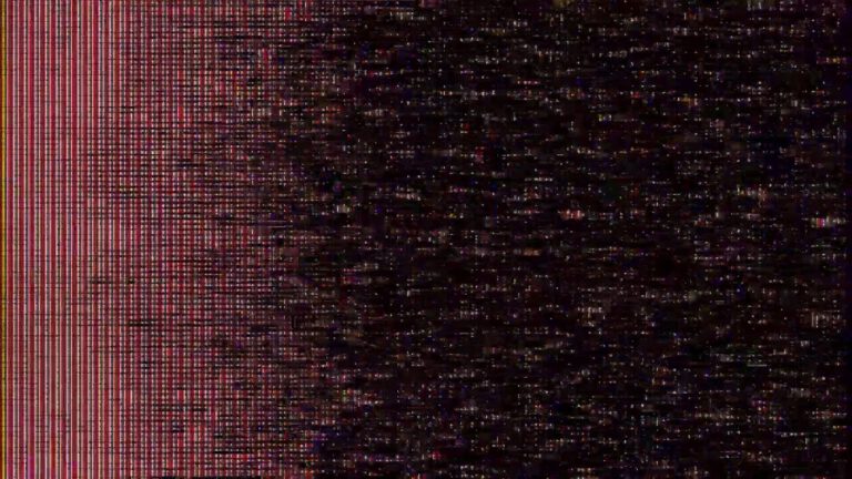 Horror TV Static + Sound | Free Stock Footage Archive