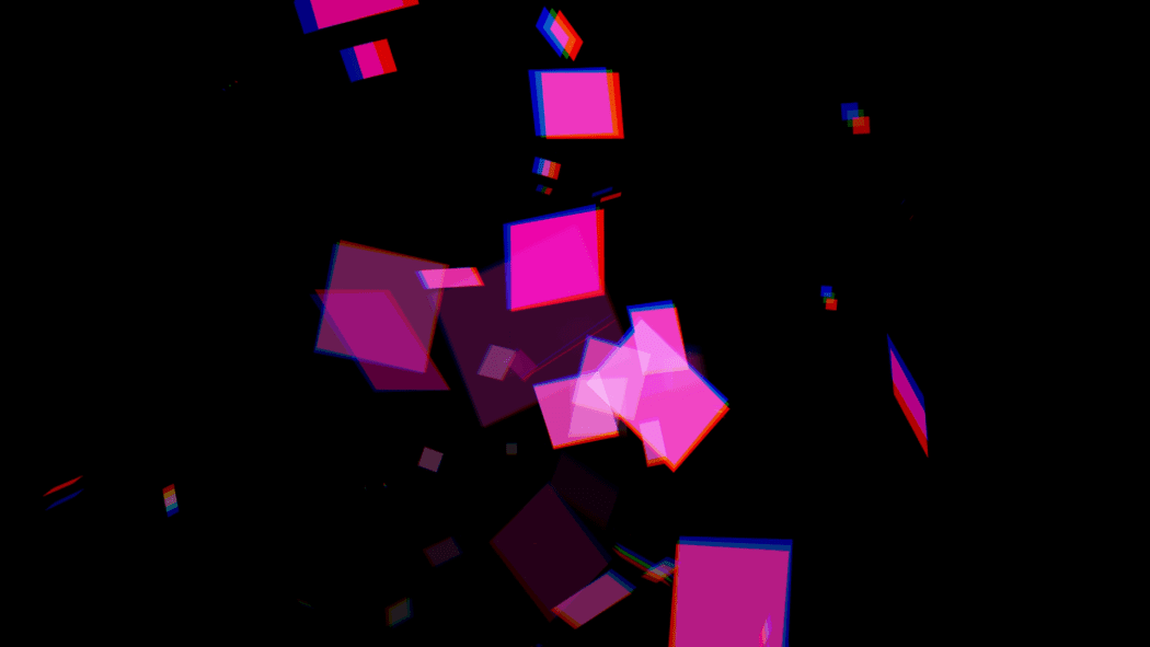 Glitch Text / Typography - Hacker Blue Screen Effect Loop