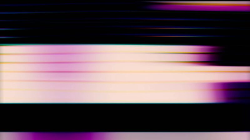 Warped TV Pixel Screen Glitch - Overlay & Background Effect Loop