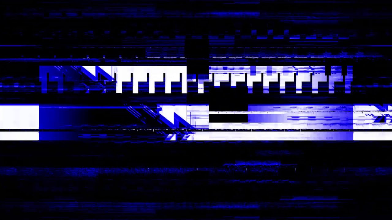 Broken Digital Blue Screen Glitch Overlay - Loop Effect — Free Stock ...