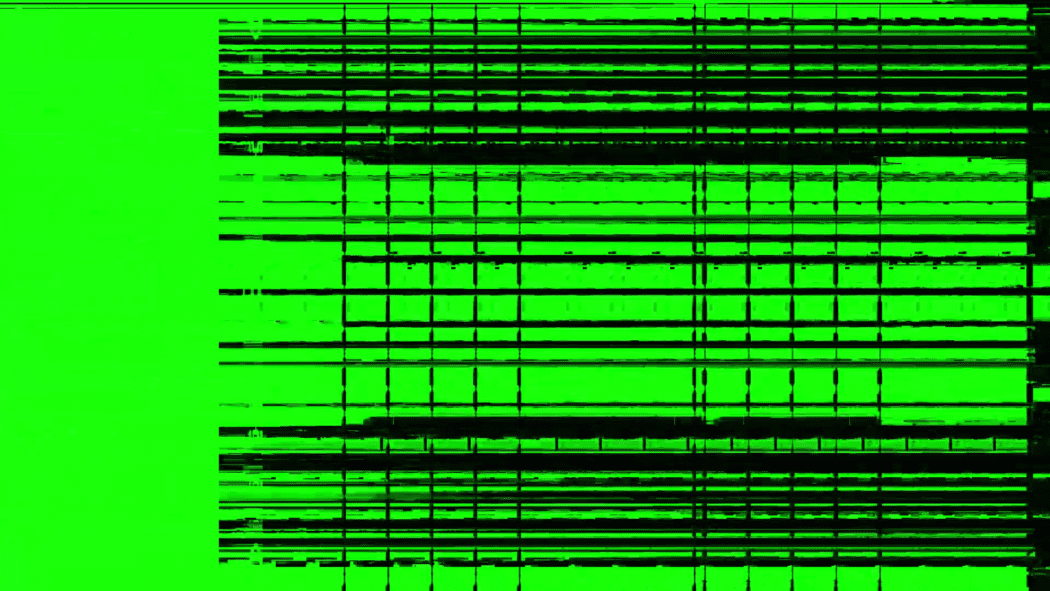 Green Screen Transition - Block - Digital Glitch