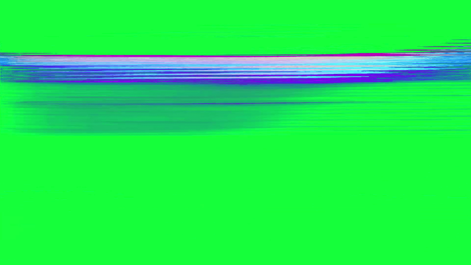 4K Scan Light Glitch - Broken Screen - Overlay Loop