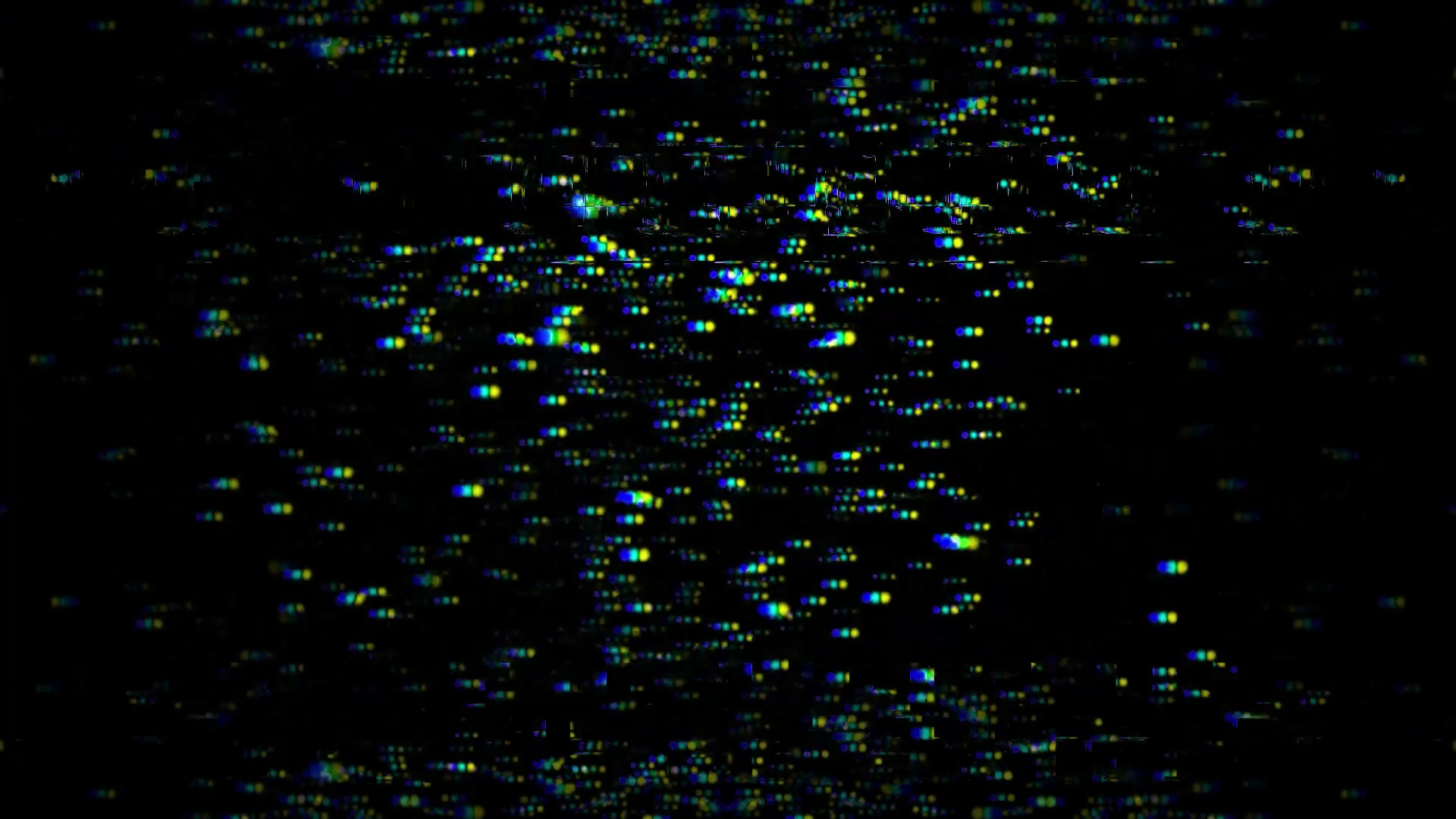 Three-Colored Glitch Particles - Effect Loop — Free Stock Footage Archive