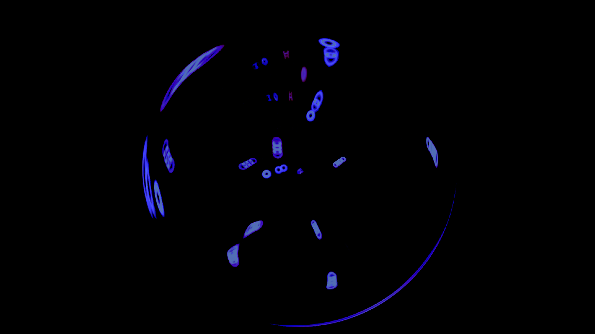 Trippy Particle Sphere Abstract Effect Loop — Free Stock Footage Archive