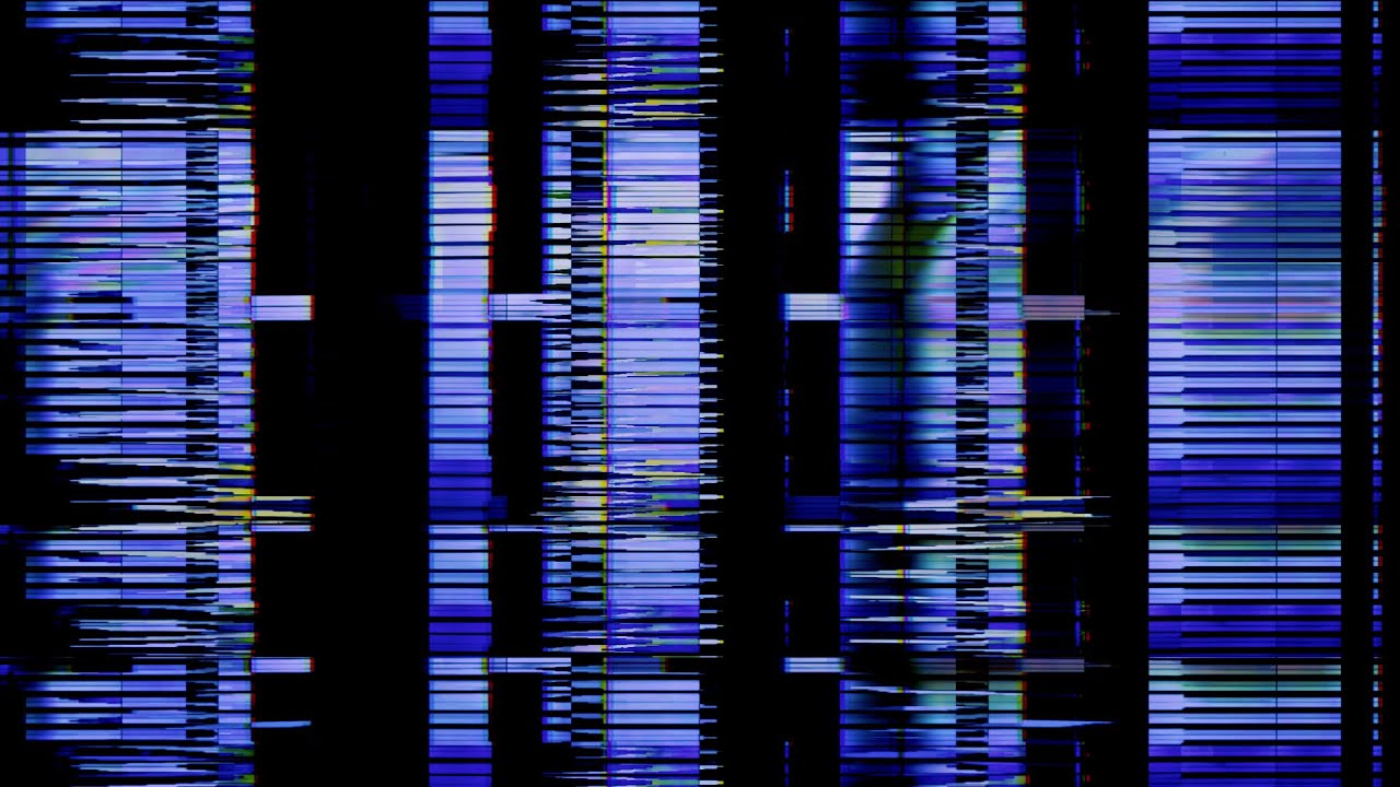Blue Glitch Broken /Screen Flash - Dark Effect Loop — Free Stock ...
