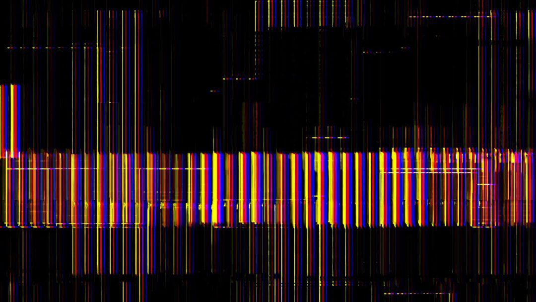 Broken VHS Rewind Glitch - VCR Background / Overlay Loop