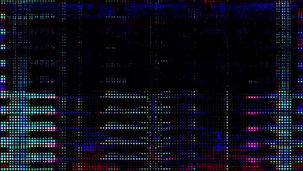 Green Screen Glitch Transition - Screen Error Bars Effect