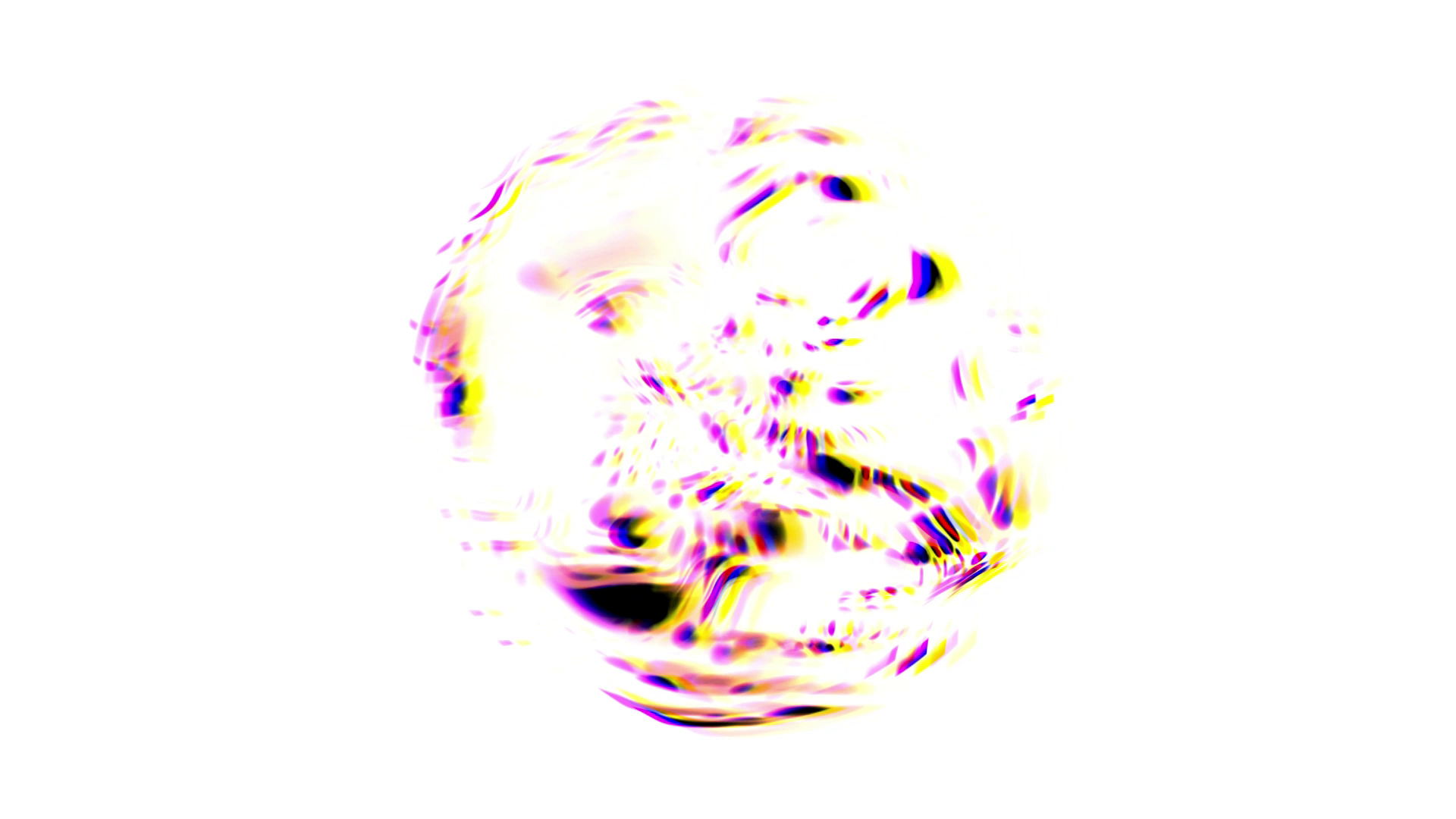 Black Smear - Red Background - Overlay Loop