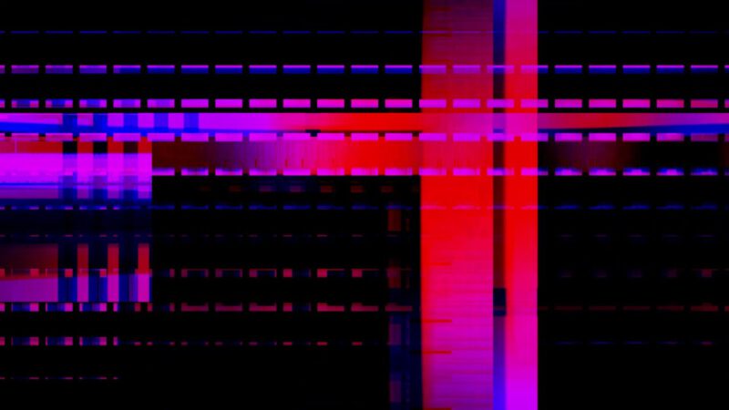 Glitch Transition - Broken Screen Elements