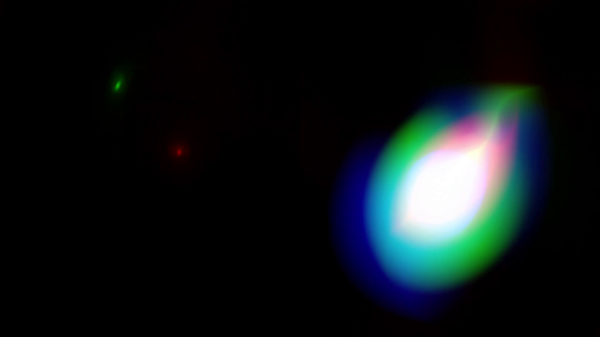 Strange Mophing RGB Light Loop Overlay- Black Background — Free Stock ...