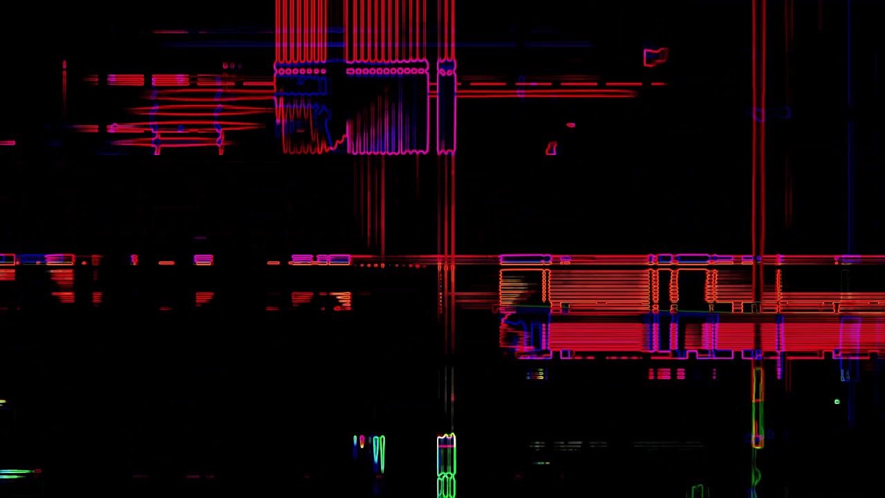 Digital Glitch Outline Effect - Break - Defect Screen Loop — Free Stock ...