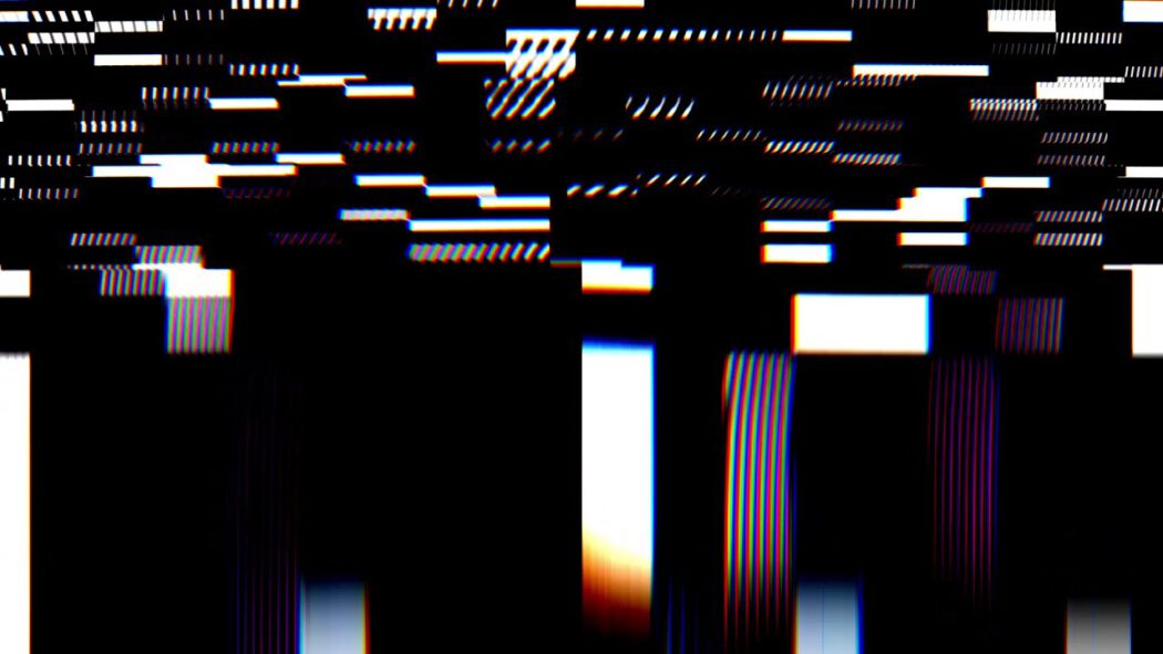 Green Screen TV Glitch Error - Signal Disturbance Loop