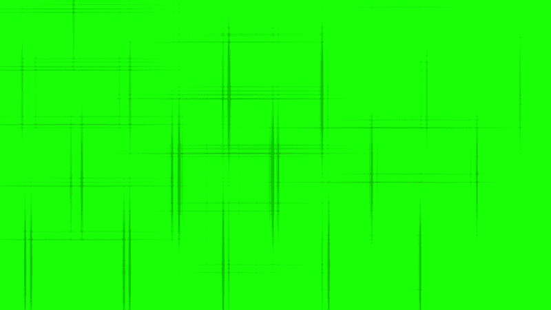 Round Glitch Frame - Graphic Fragments - Green Screen Loop