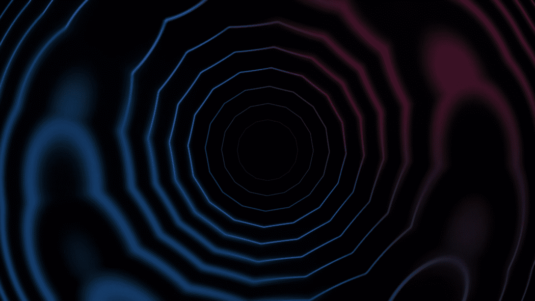 Abstract Atmospheric Plasma - Black Background Loop