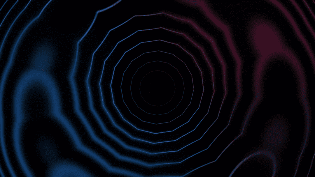Abstract Atmospheric Plasma - Black Background Loop