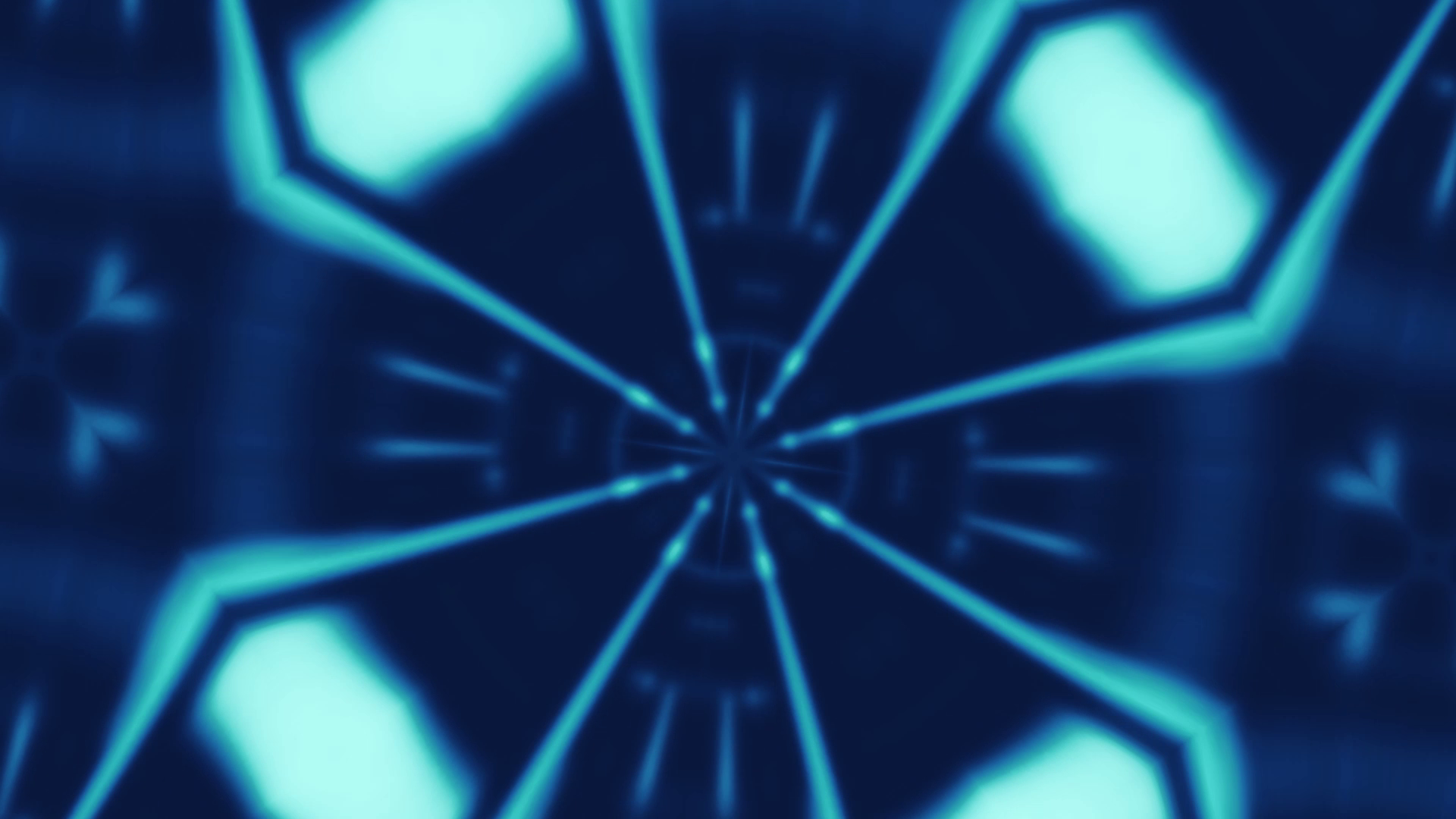 Blue Glow - Abstract Kaleidoscope VJ Effect Loop — Free Stock Footage ...