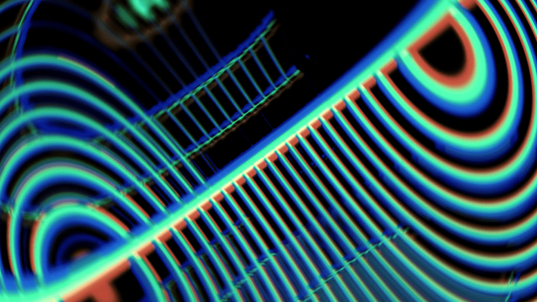 Broken Monitor Screen - Grid Glitch Effect Loop