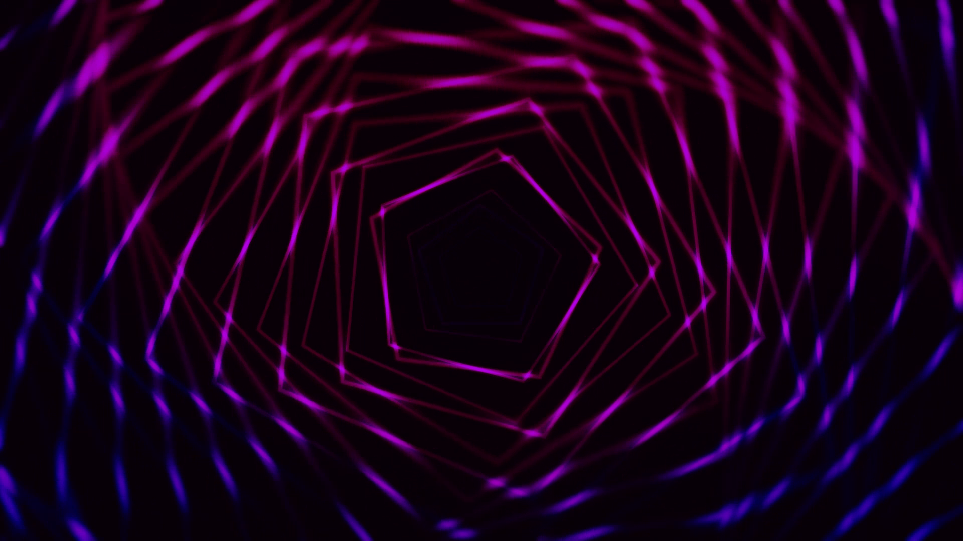 Pentagon Rotation Effect - Geometric VJ Loop — Free Stock Footage Archive