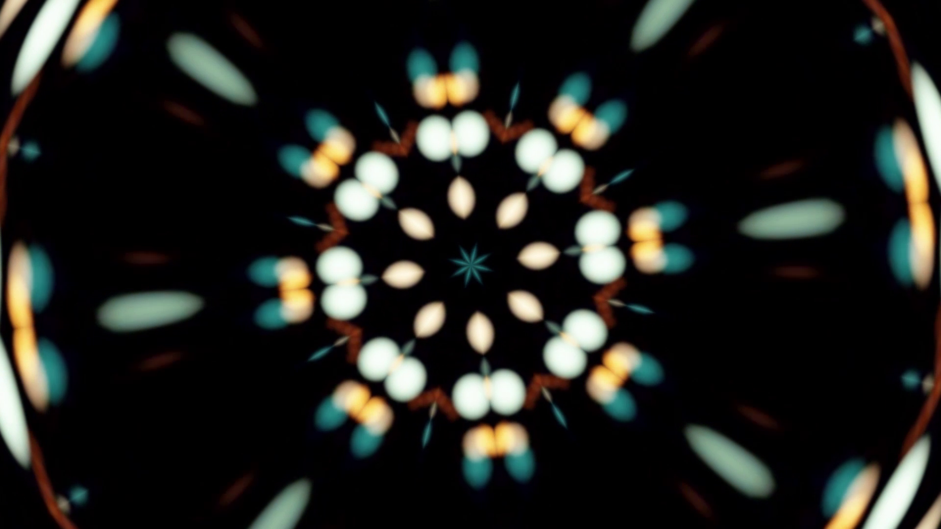 Symmetrical Particle Dimension - Spinning Loop — Free Stock Footage Archive
