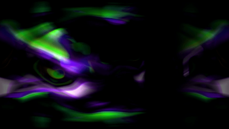 Abstract Energy Flow - Dark Background Video Loop Effect