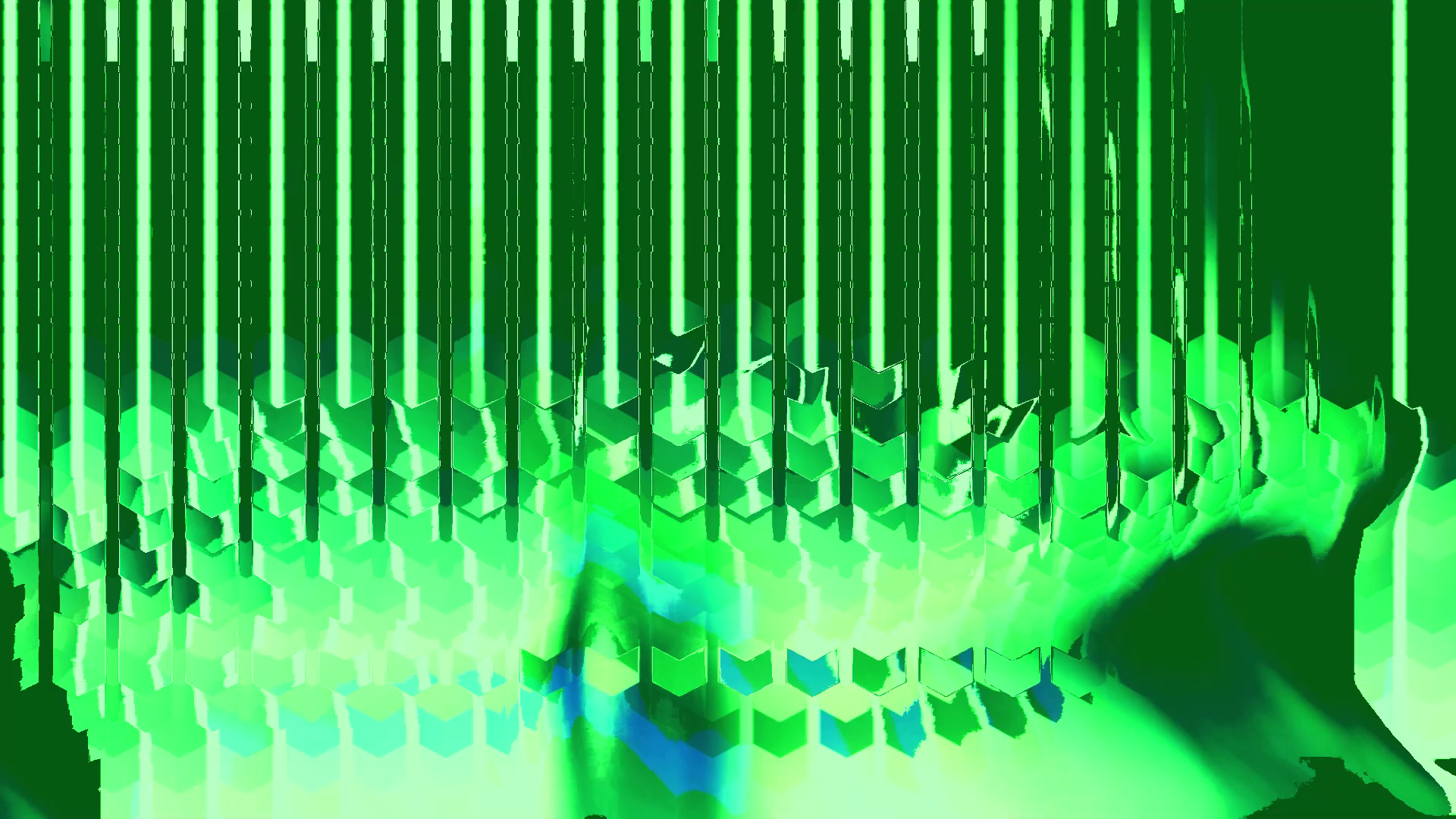 Green Screen Transition Glitch - Grid Error — Free Stock Footage Archive