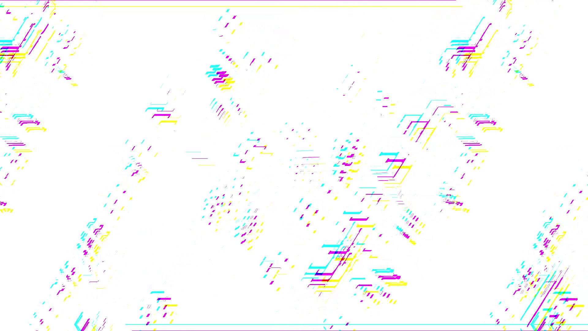 Glitch Fragments - White Noise Elements — Free Stock Footage Archive