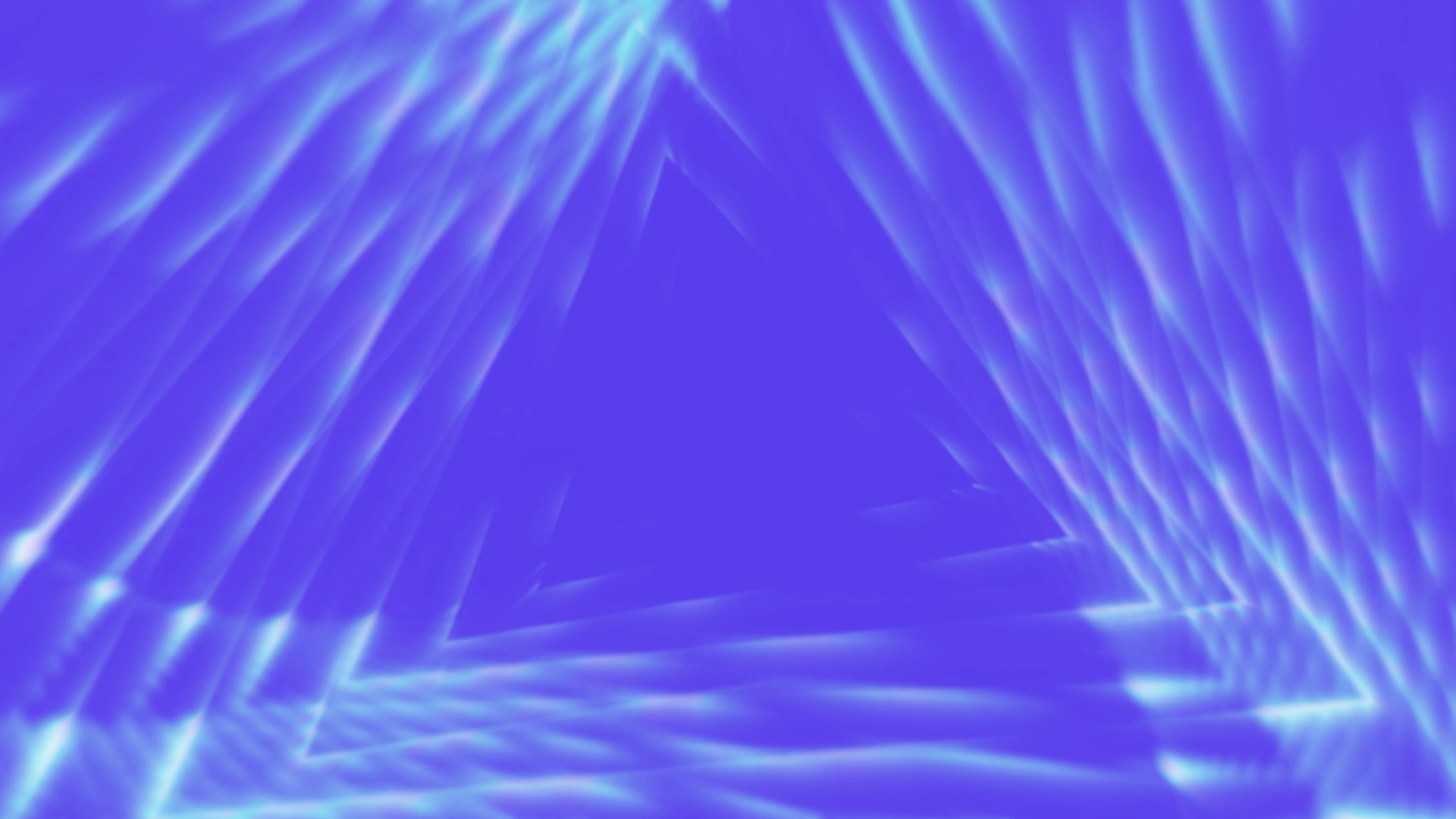 Blue Triangle Echo - VJ Effect Loop — Free Stock Footage Archive