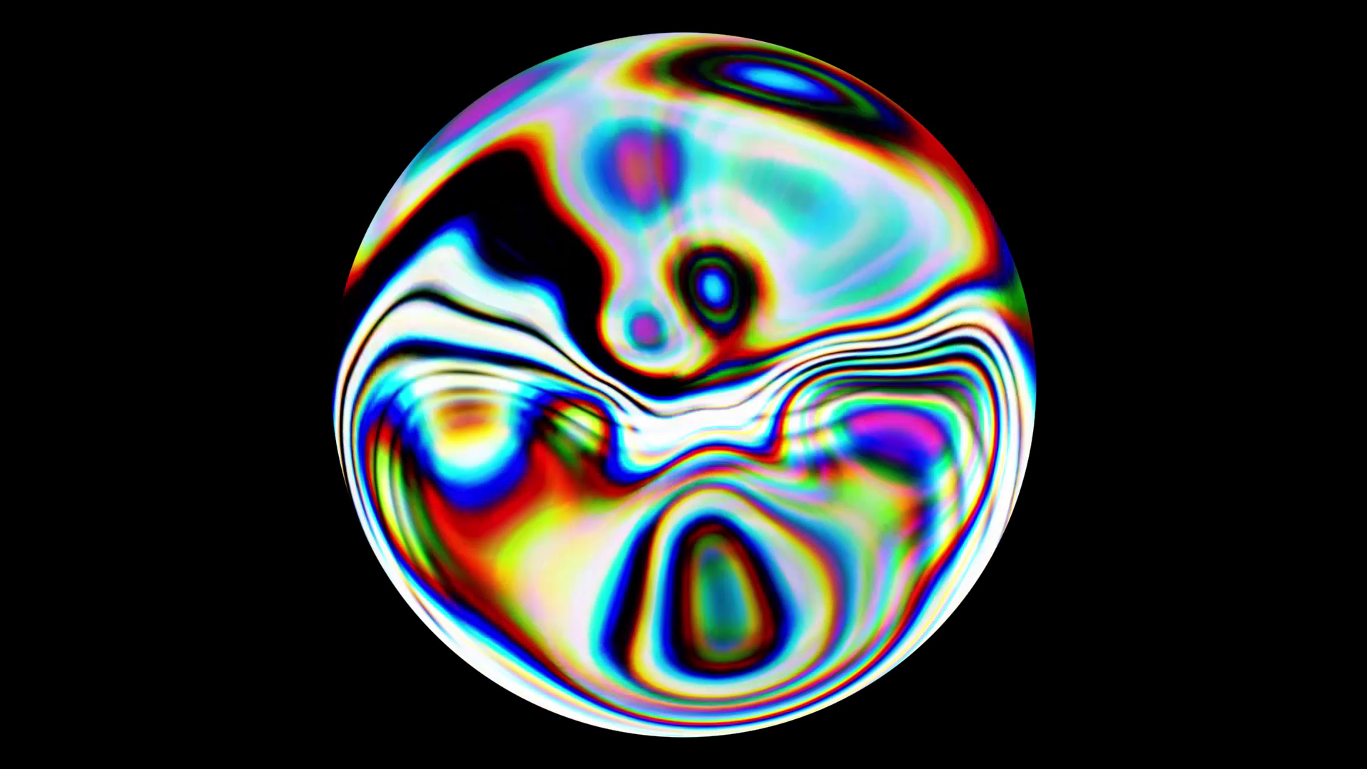 Plasma Ball - Round Abstract Effect Layer Loop — Free Stock Footage Archive