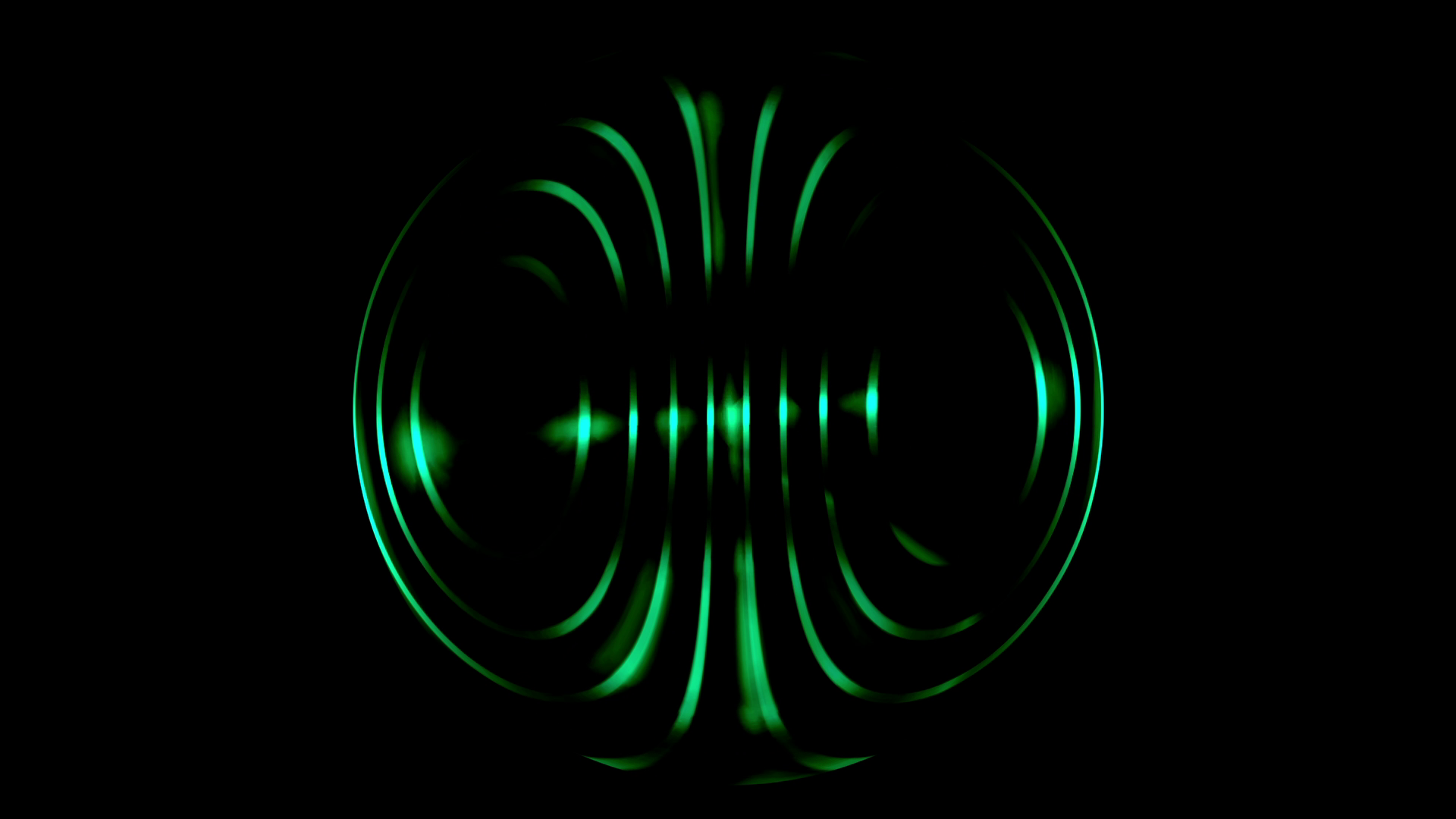 Glowing Green Lines Sphere - Effect — Free Stock Footage Archive