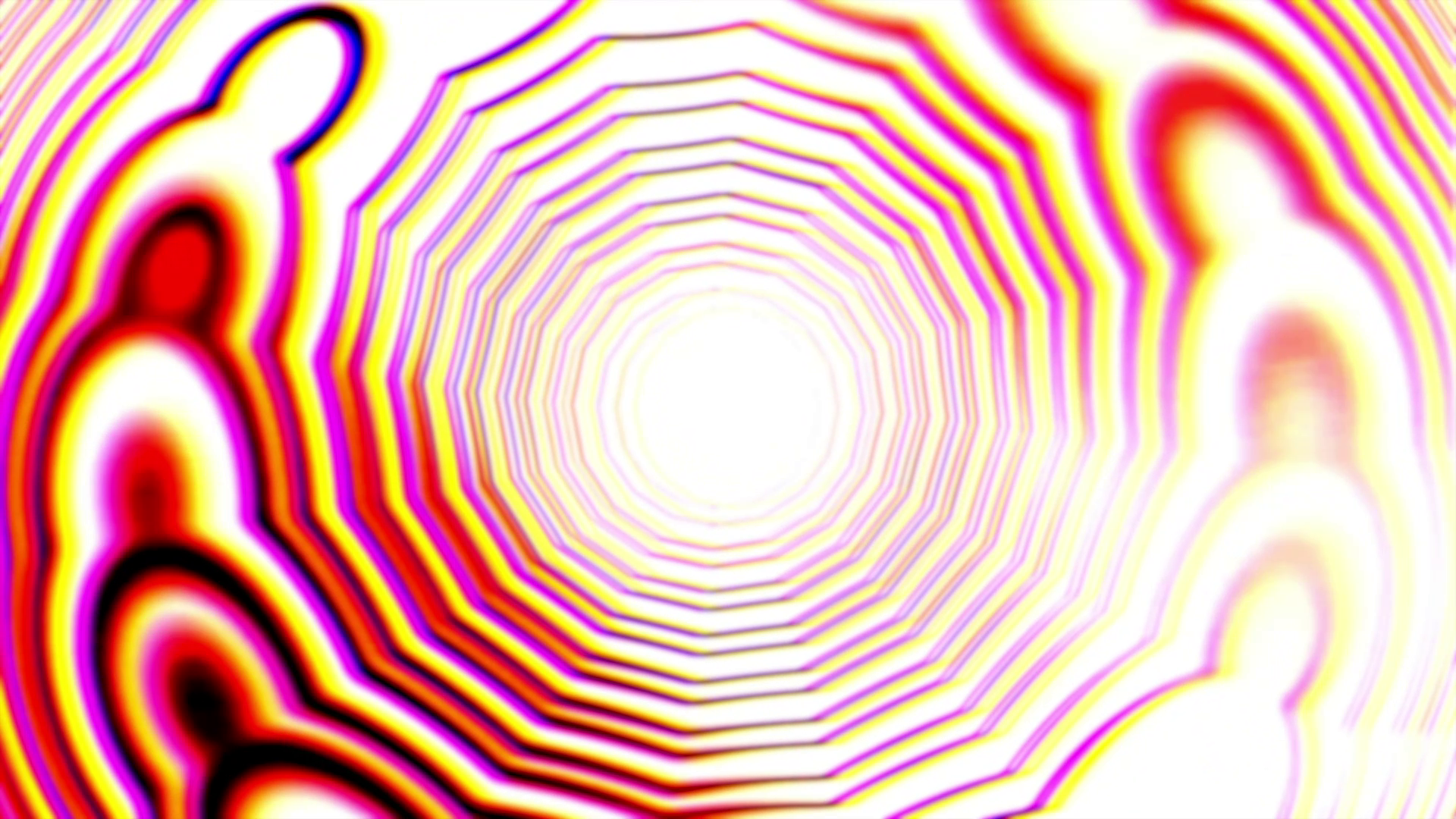 Hypnotic Circle Tunnel - Glitch VJ Effect Loop — Free Stock Footage Archive