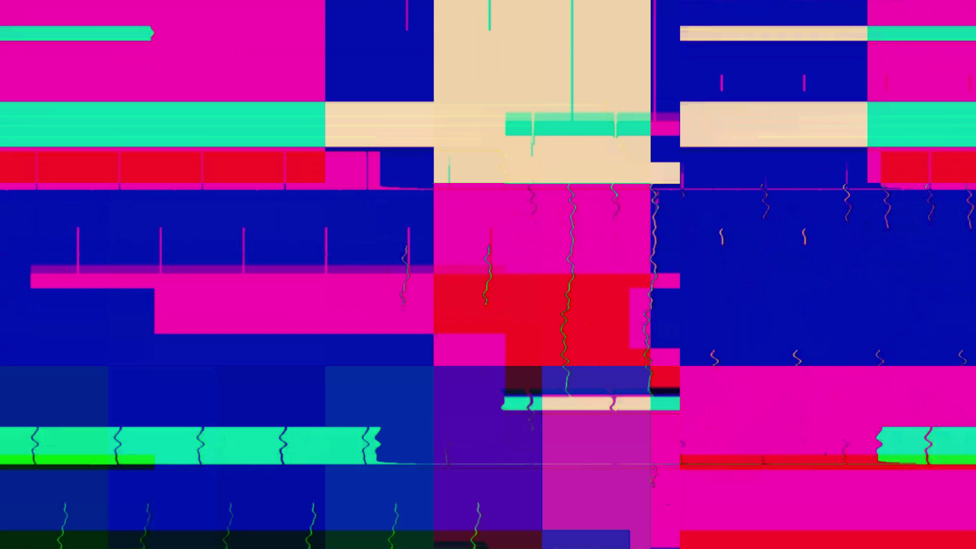 Colorful TV Noise Glitch - Visually Broken Loop — Free Stock Footage Archive